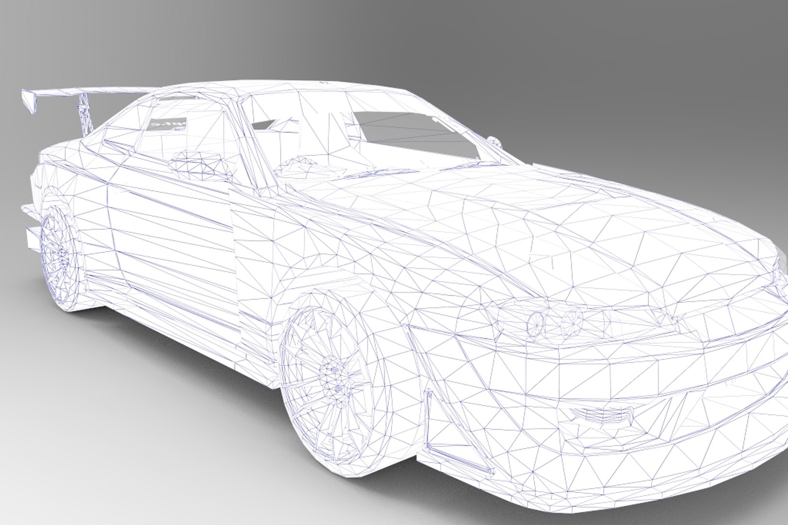 Racing Car D1 3d Model