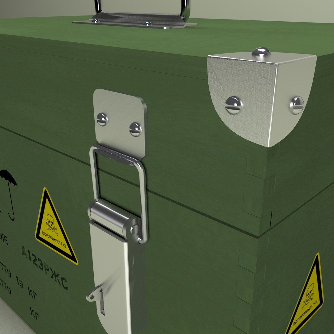 Soviet Military Box Model - TurboSquid 1275267