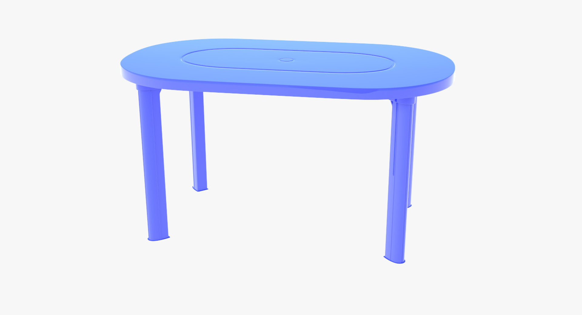 Plastic Chairs Table 3D Model - TurboSquid 1327756