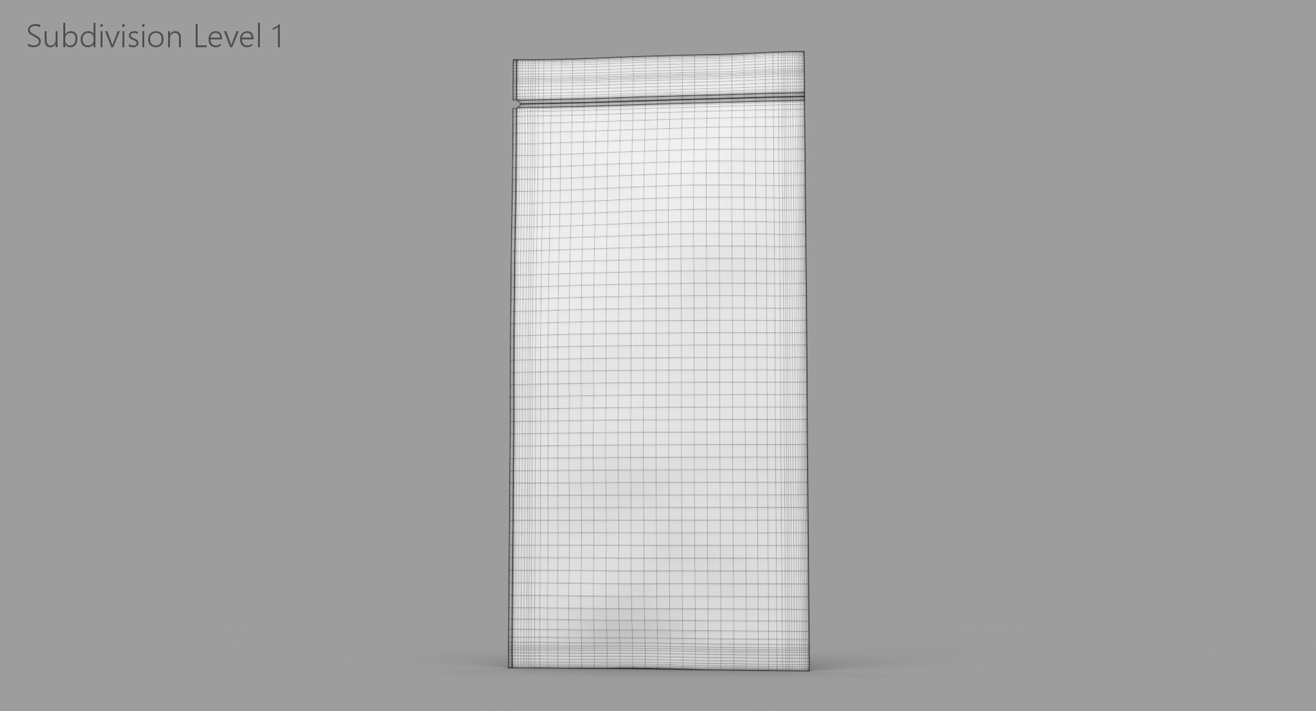 3d Sample Sachet Model