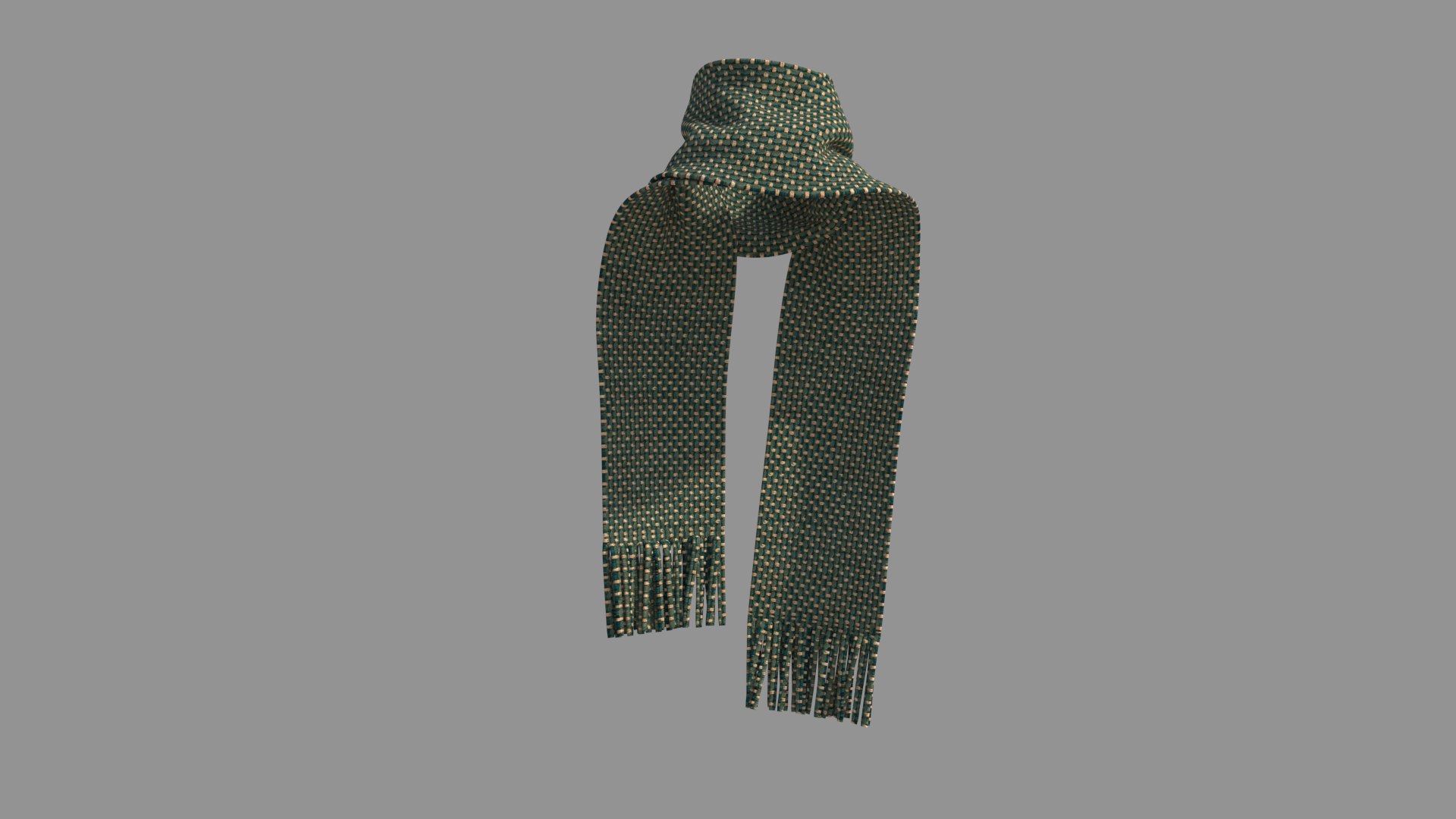 Scarf 3D Model - TurboSquid 1977849