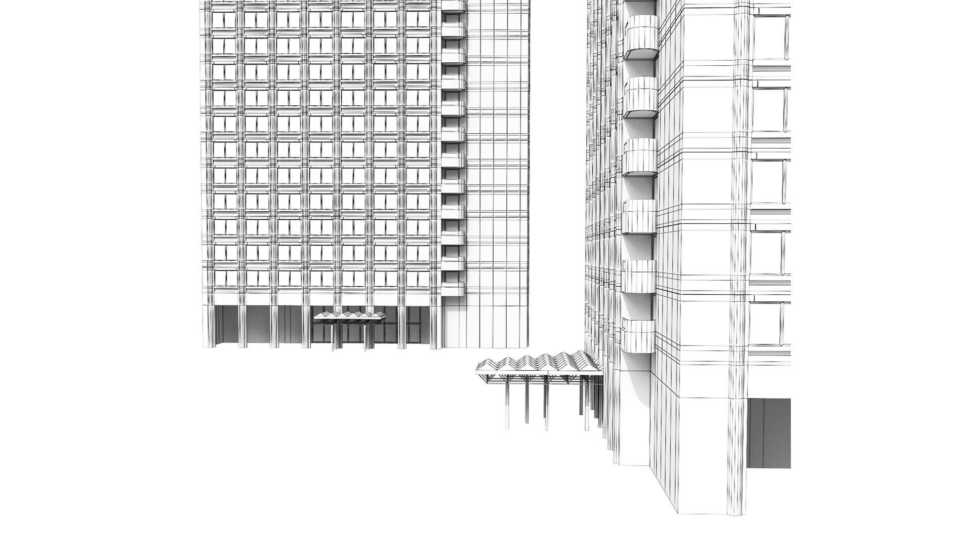 3D Buildings Boston Towers - TurboSquid 2150755