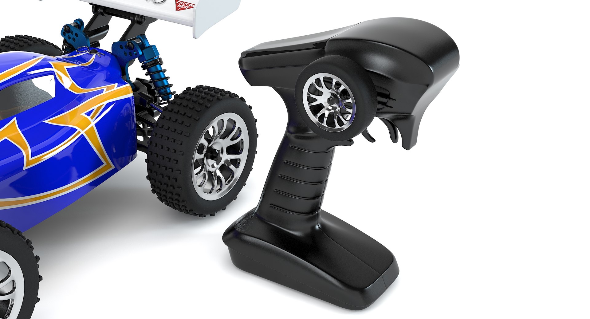 3d Buggy Car Control Set Model