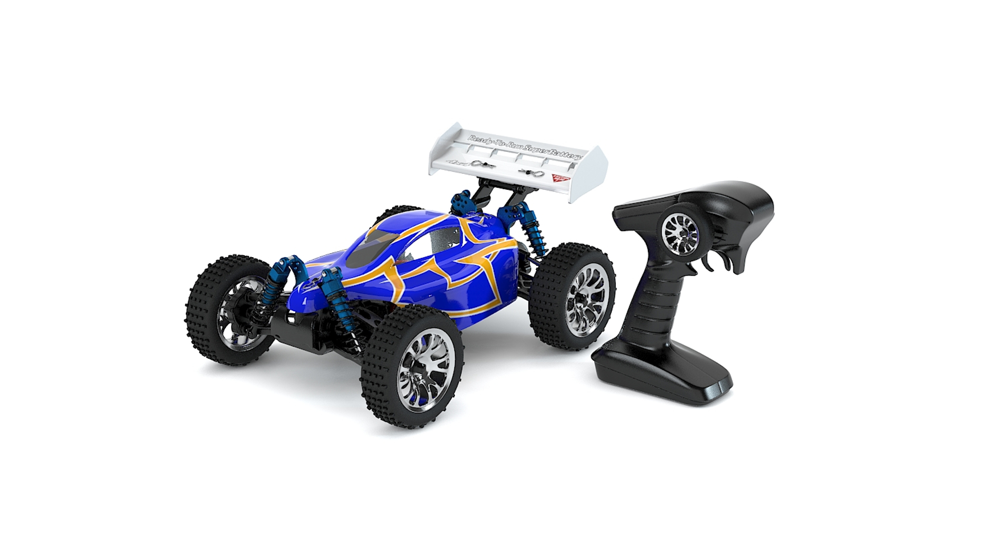 3d Buggy Car Control Set Model