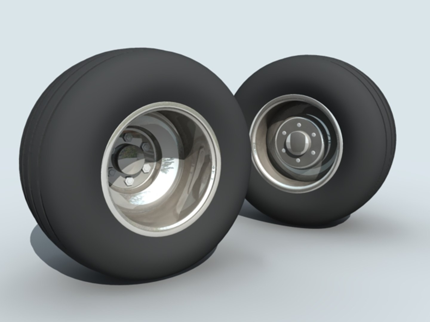 Small Chubby Wheel 3d Model