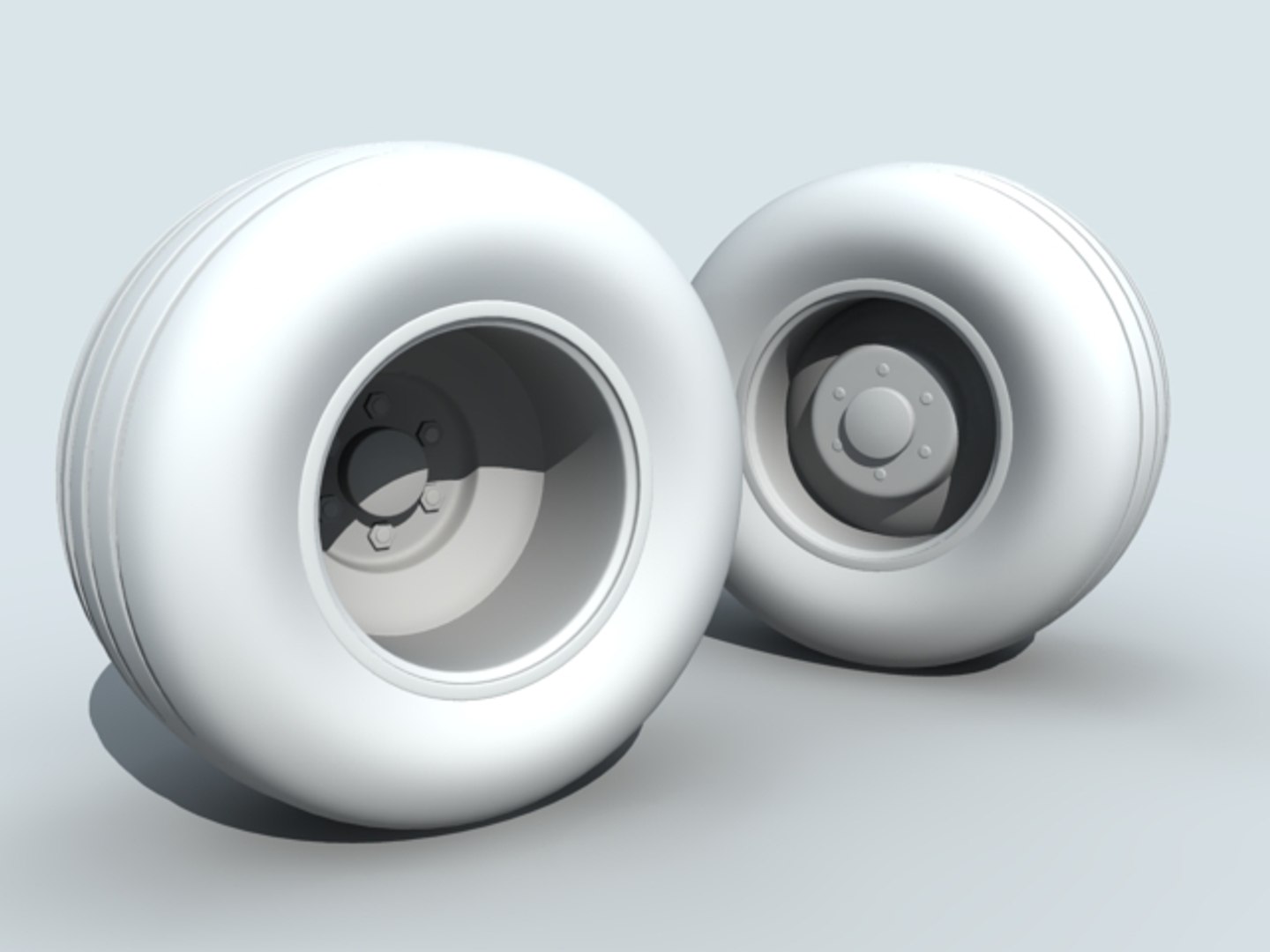 Small Chubby Wheel 3d Model