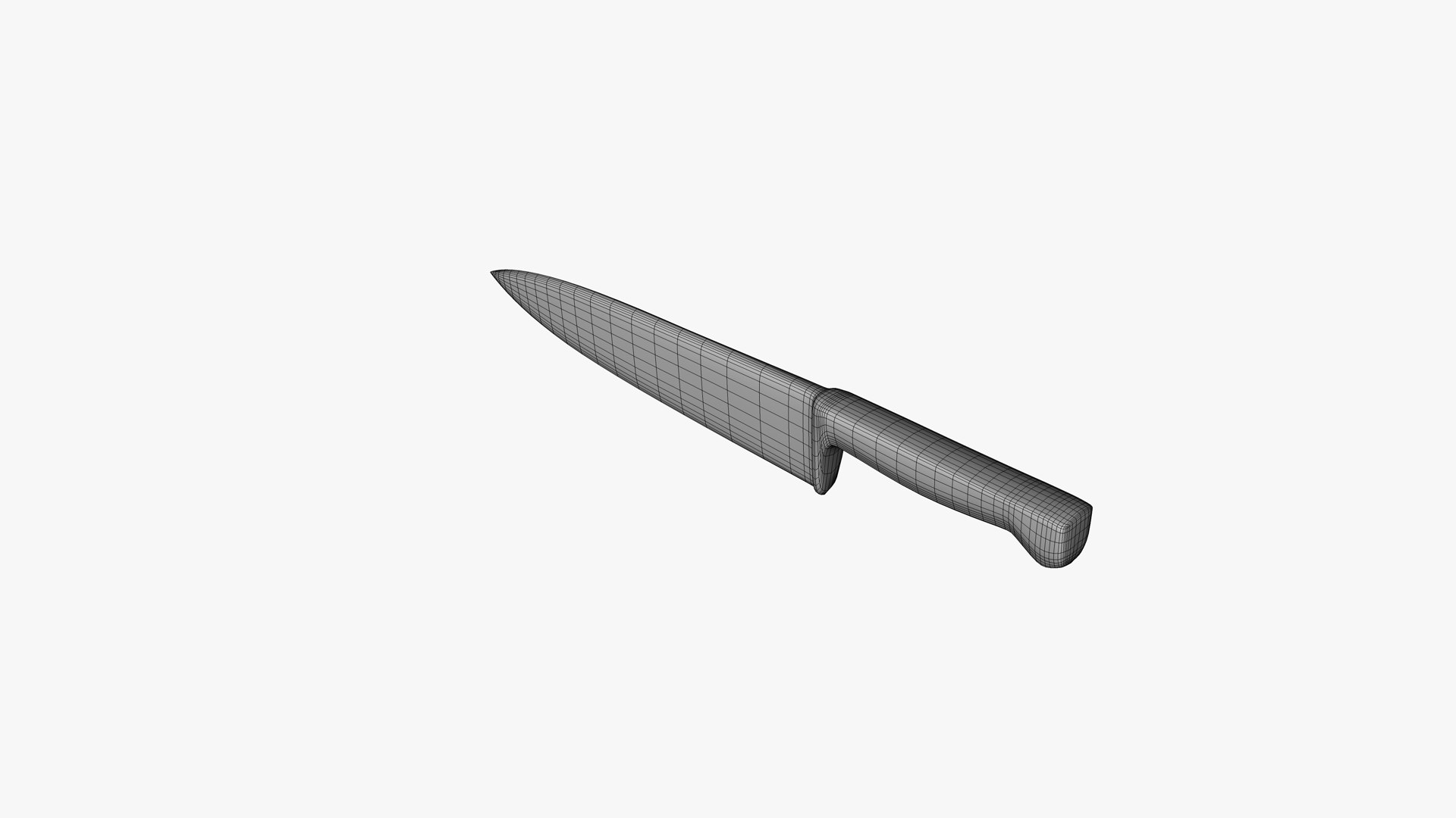 3D Model Cutting Board And Kitchen Knife - TurboSquid 2316020