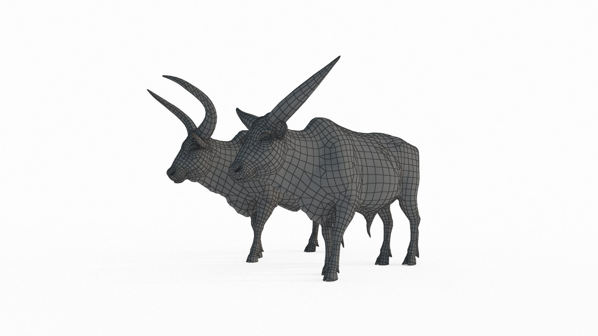 Ancient Oxen For Farming 3D Model - TurboSquid 2290428