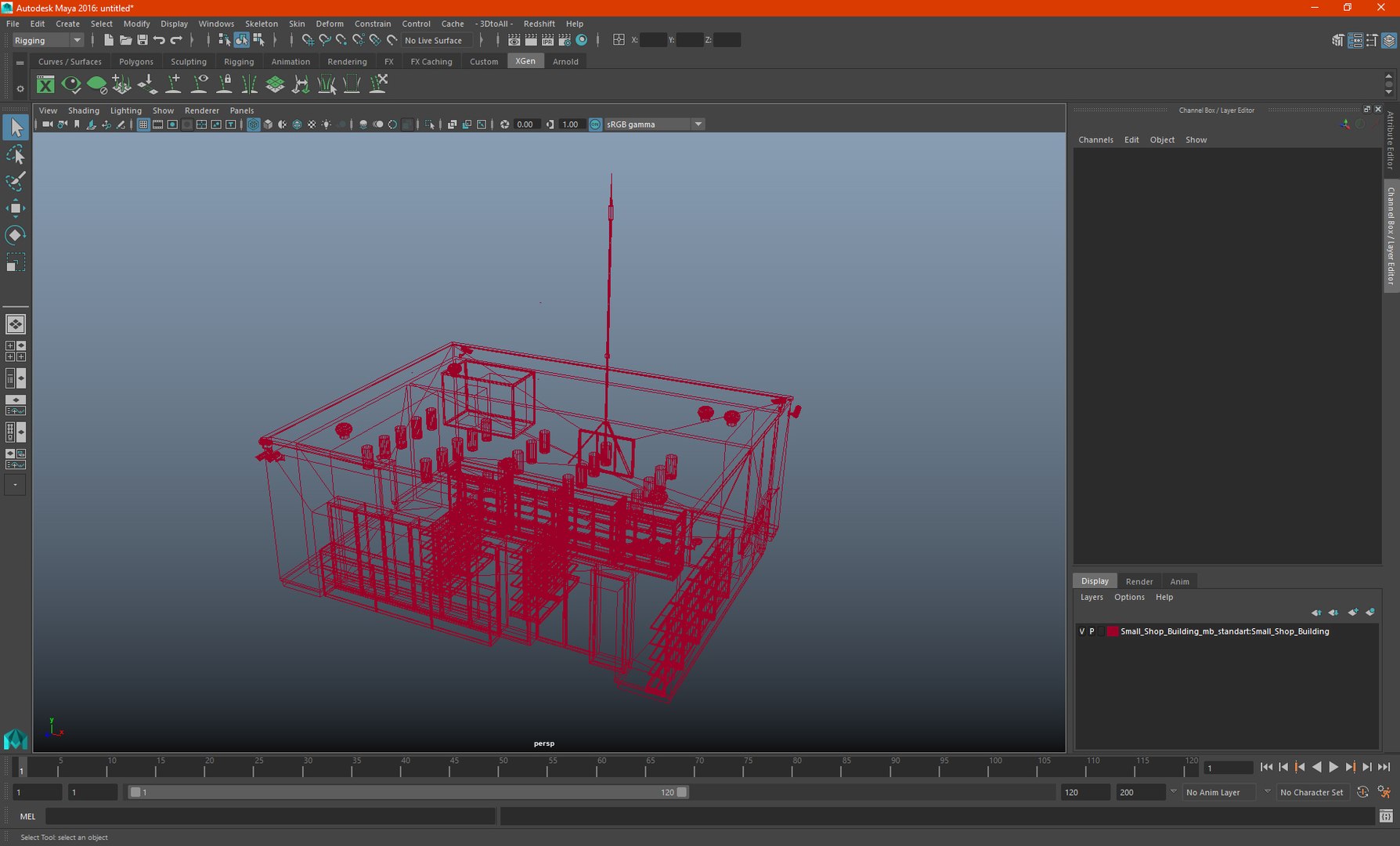 3D Small Shop Building model - TurboSquid 2026366
