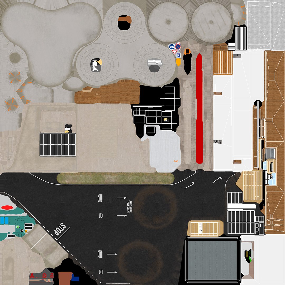 3D Small Shop Building model - TurboSquid 2026366