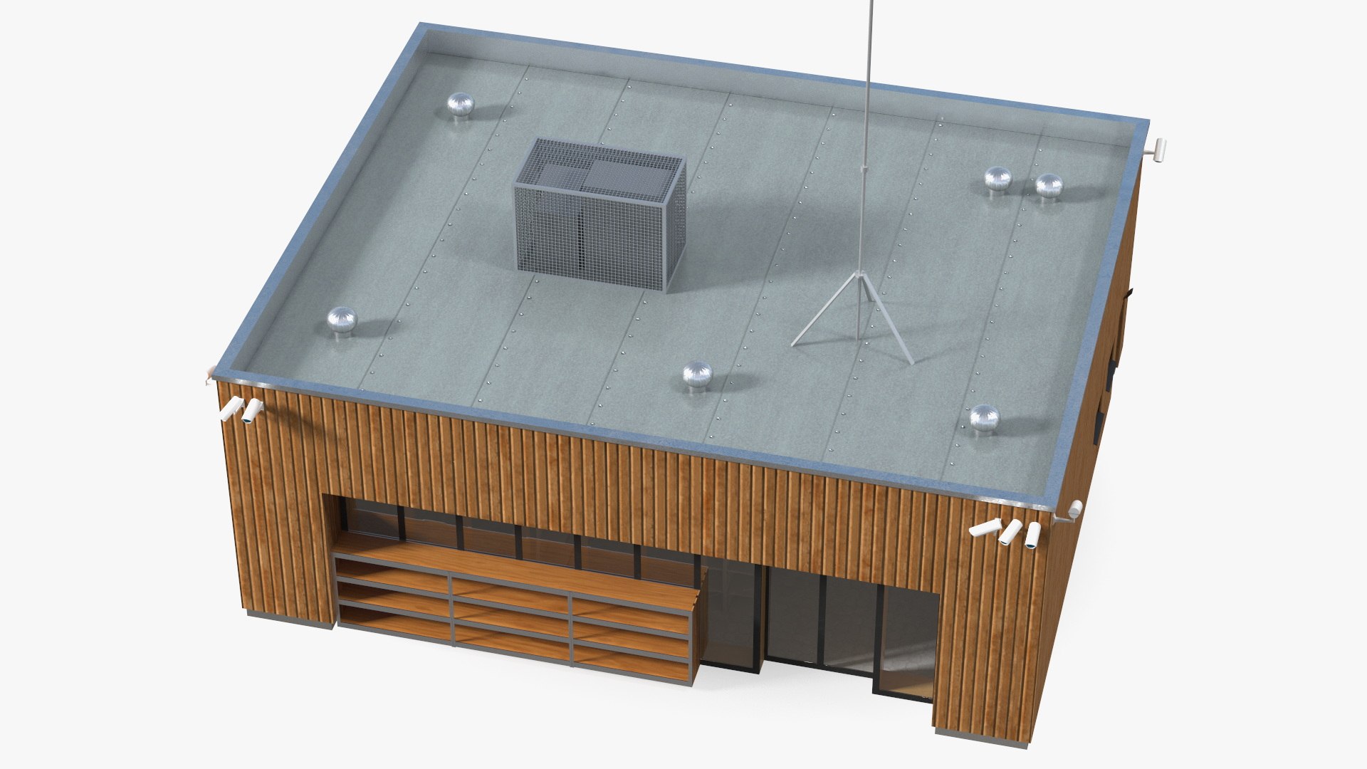 3D Small Shop Building model - TurboSquid 2026366