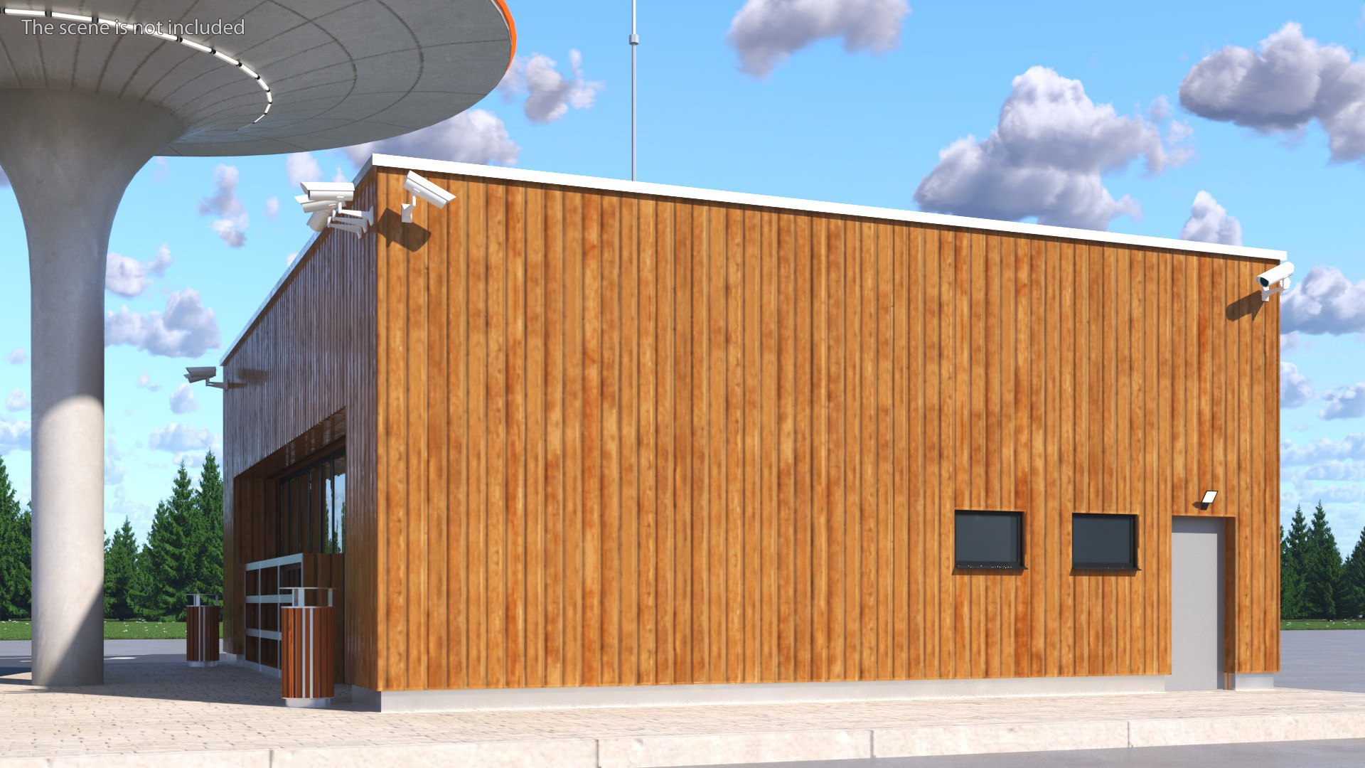 3D Small Shop Building model - TurboSquid 2026366