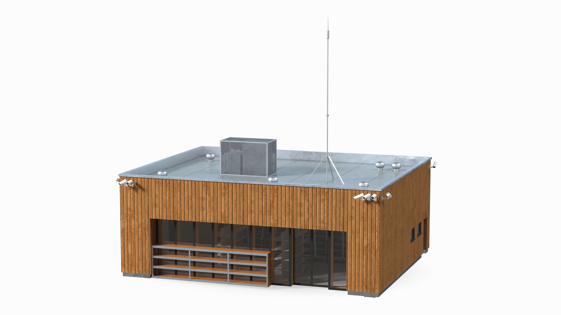 3D Small Shop Building model - TurboSquid 2026366