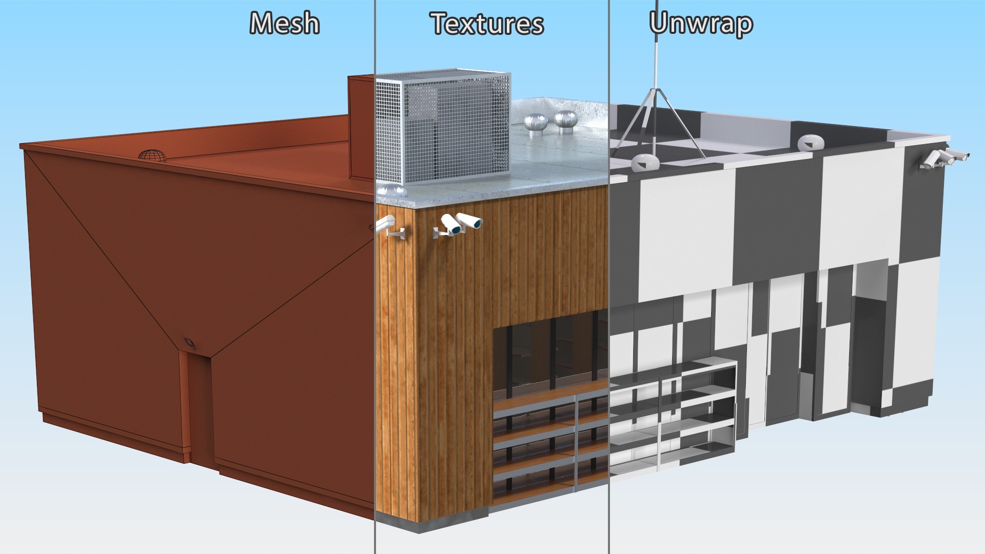 3D Small Shop Building model - TurboSquid 2026366