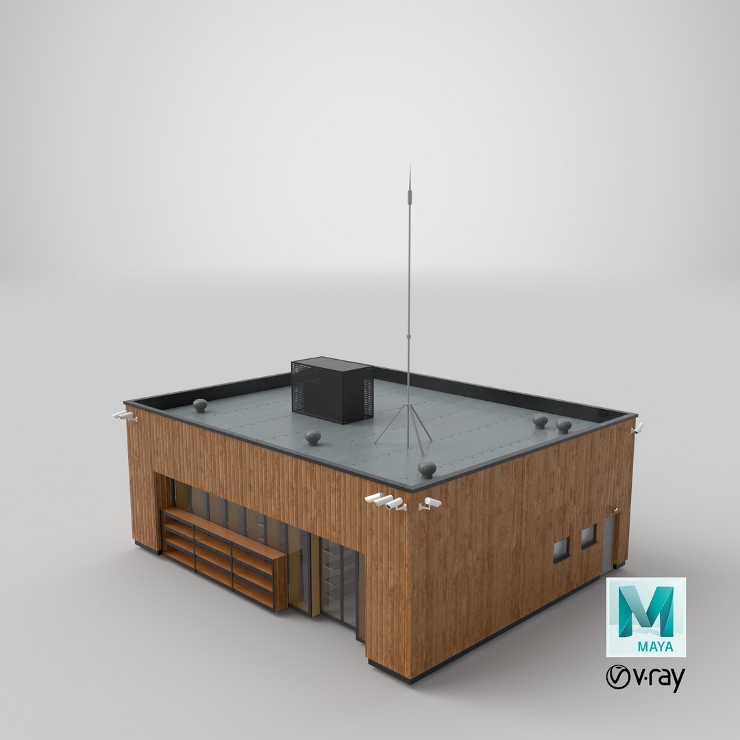 3D Small Shop Building model - TurboSquid 2026366