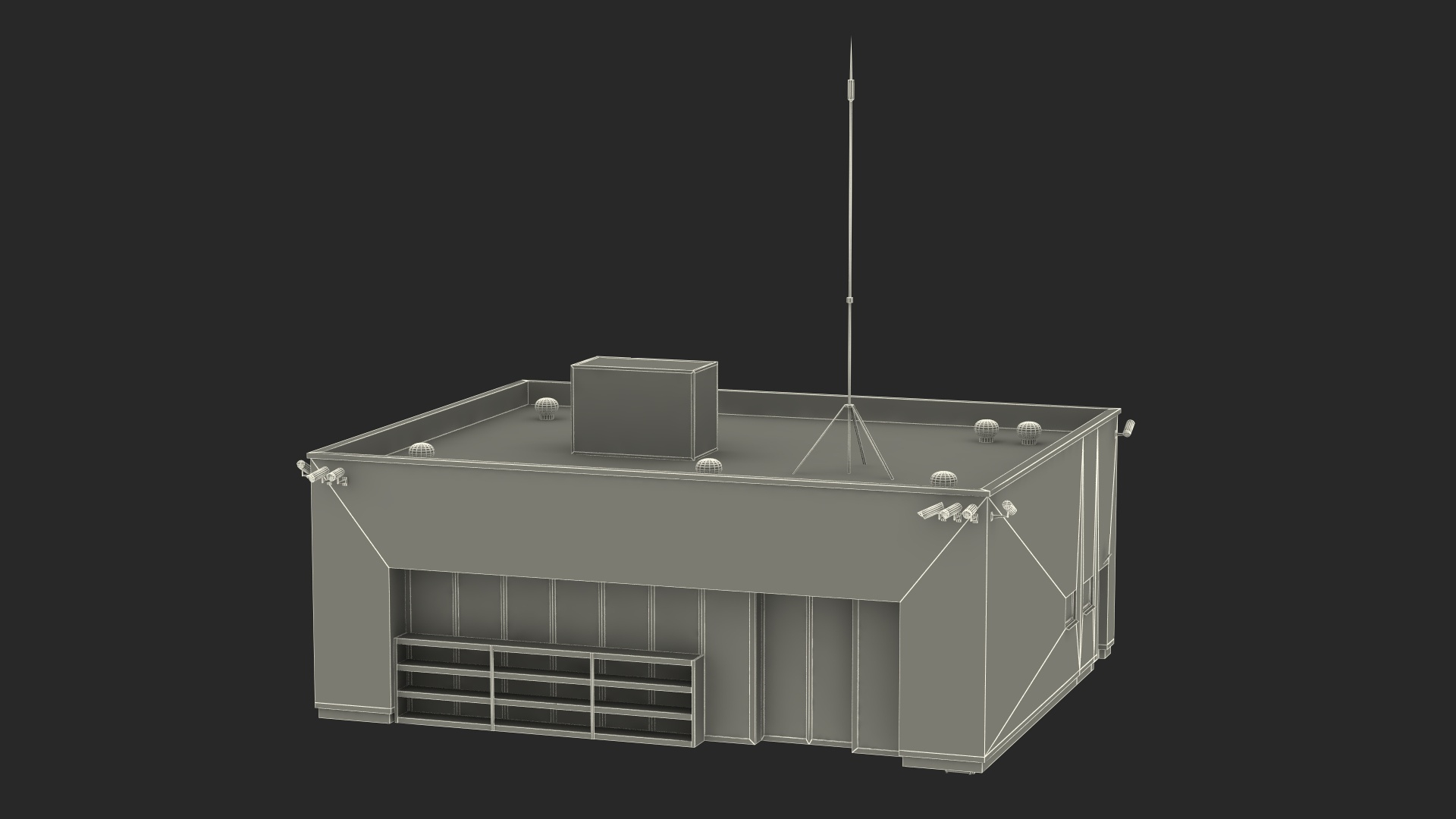 3D Small Shop Building model - TurboSquid 2026366