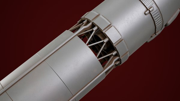 R-9A Desna Ballistic Missile 3D model - TurboSquid 1857610