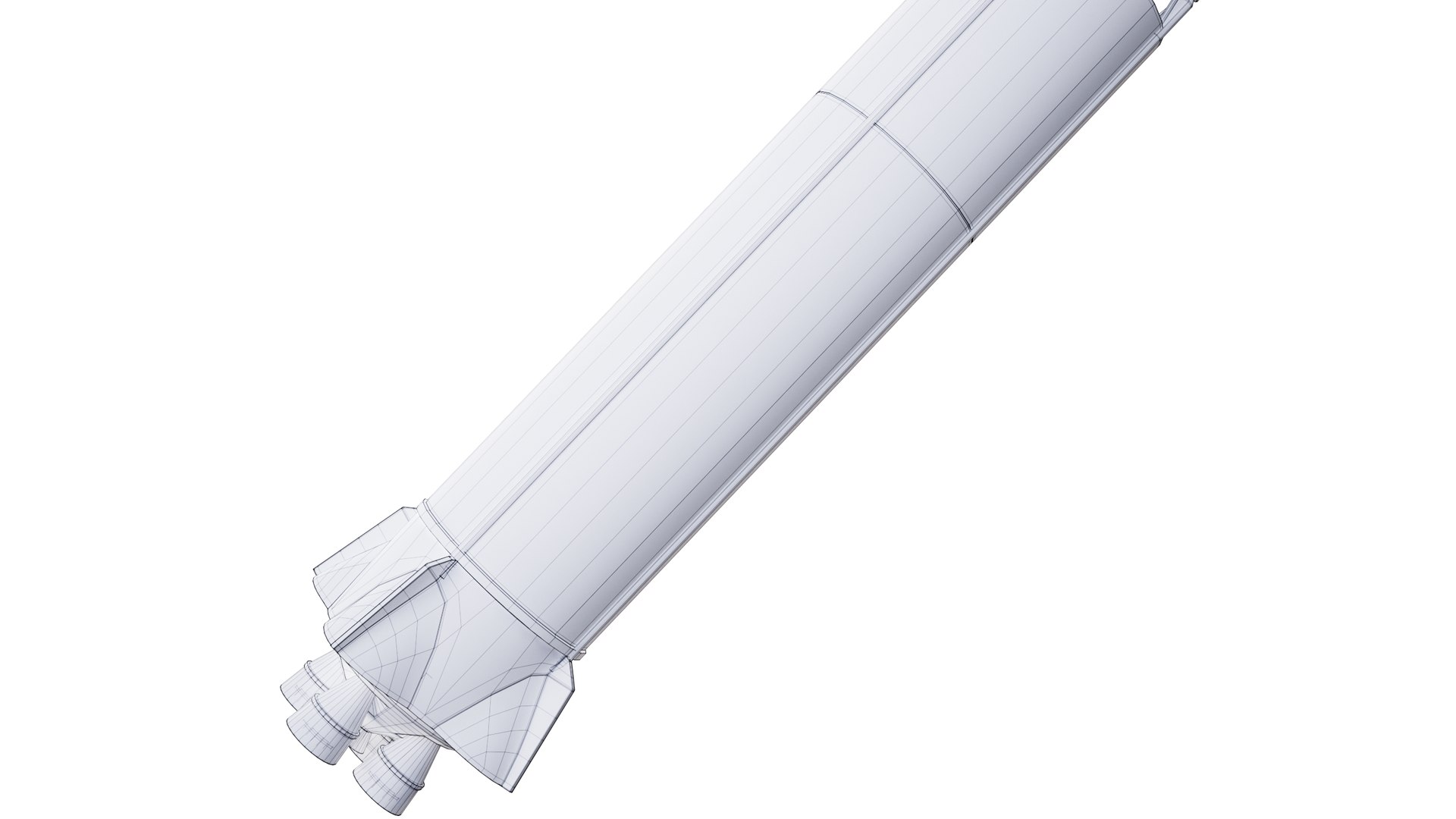 R-9A Desna Ballistic Missile 3D Model - TurboSquid 1857610