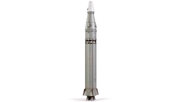 R-9A Desna Ballistic Missile 3D model - TurboSquid 1857610