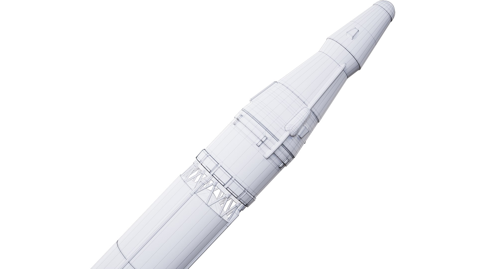 R-9A Desna Ballistic Missile 3D Model - TurboSquid 1857610