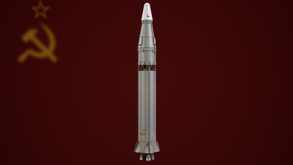 R-9A Desna Ballistic Missile 3D model - TurboSquid 1857610