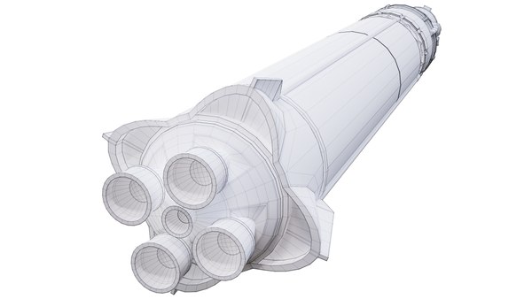 R-9A Desna Ballistic Missile 3D model - TurboSquid 1857610