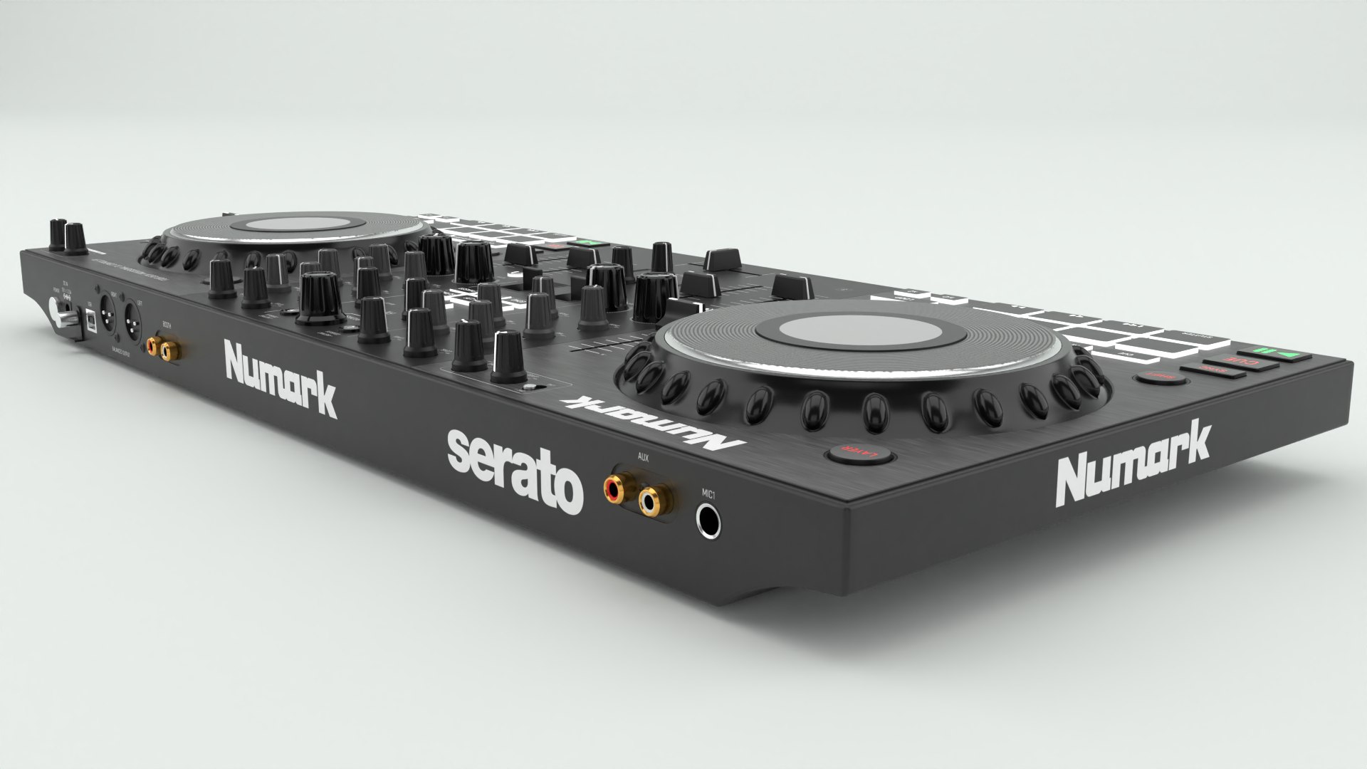 3D Professional 4 - Deck DJ Controller Numark NS4FX Model - TurboSquid ...