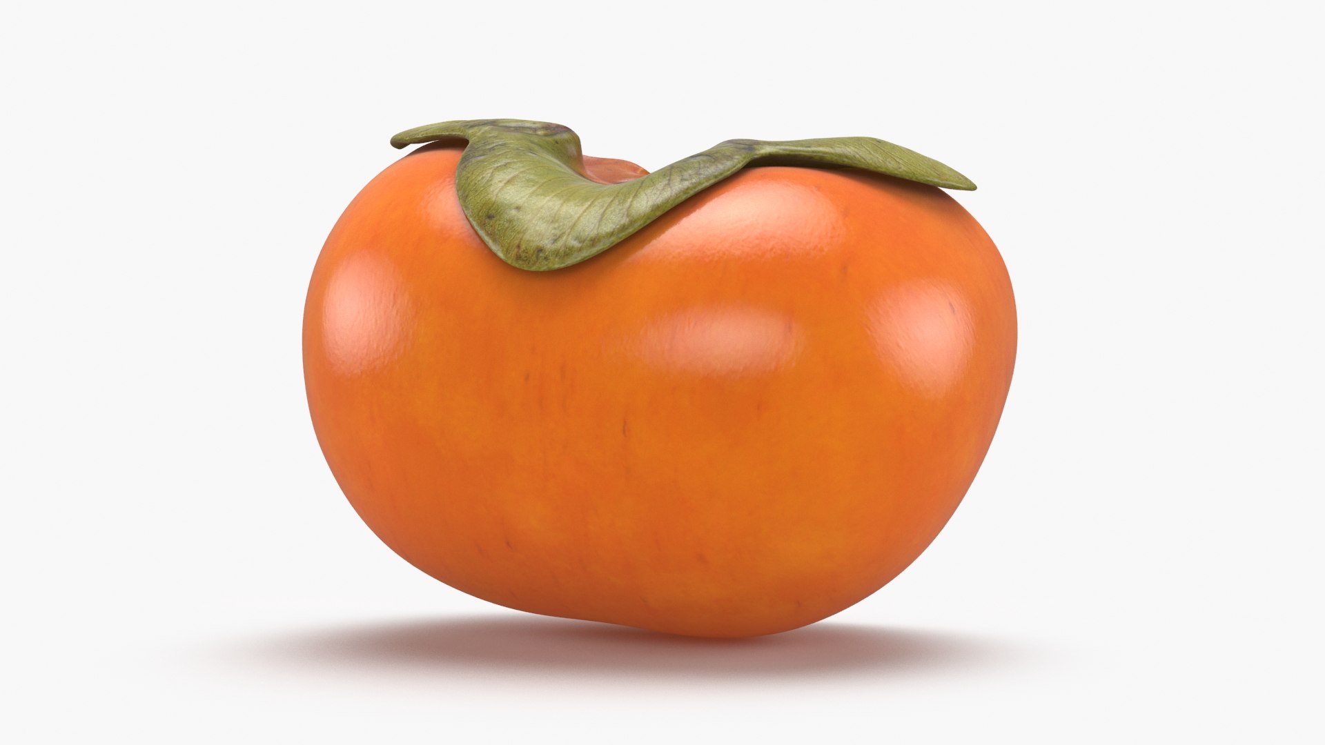 3D Persimmon Half Model - TurboSquid 2108158
