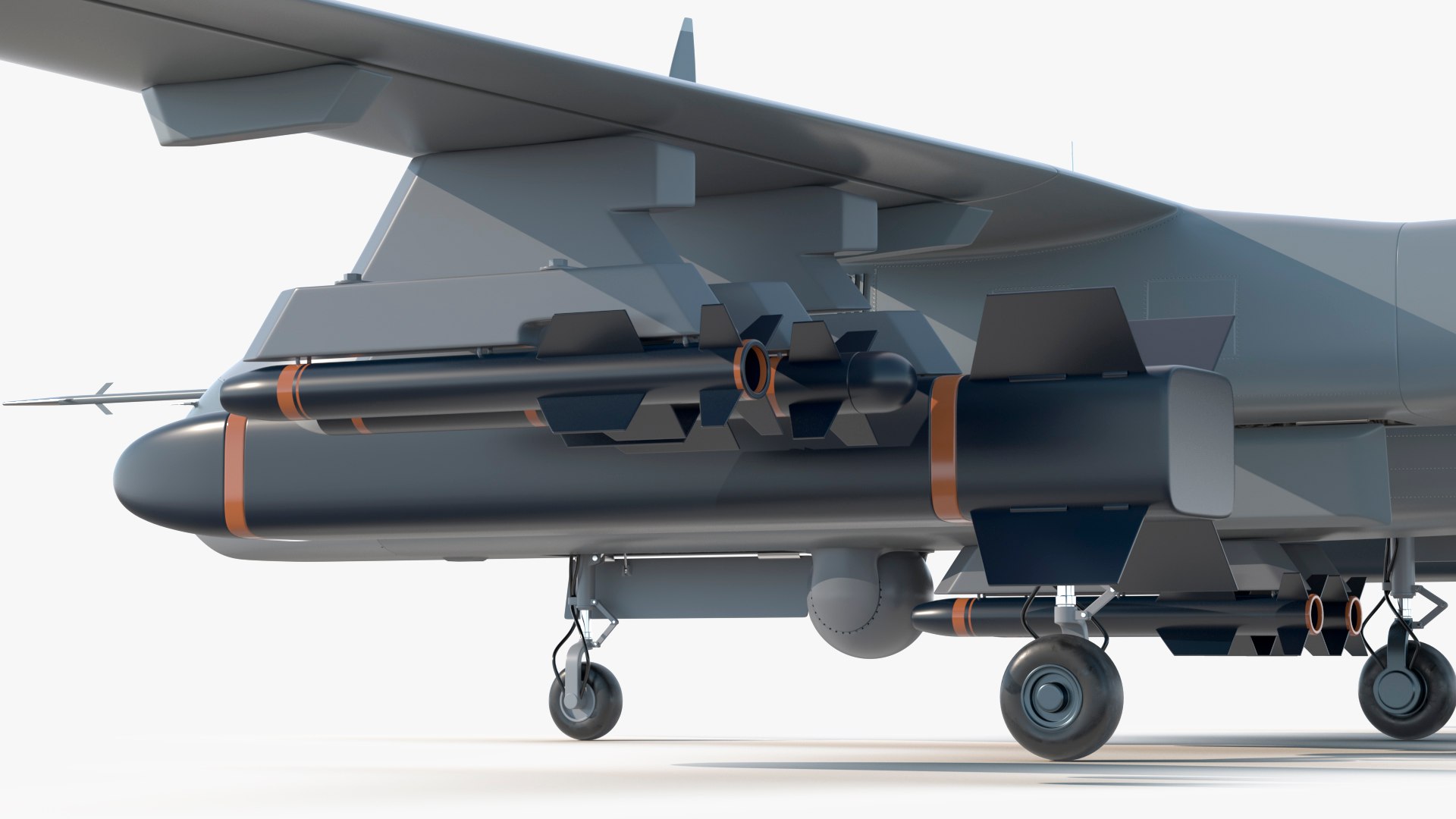 3D Twin-Boom Unmanned Combat Aerial Vehicle - TurboSquid 2055049