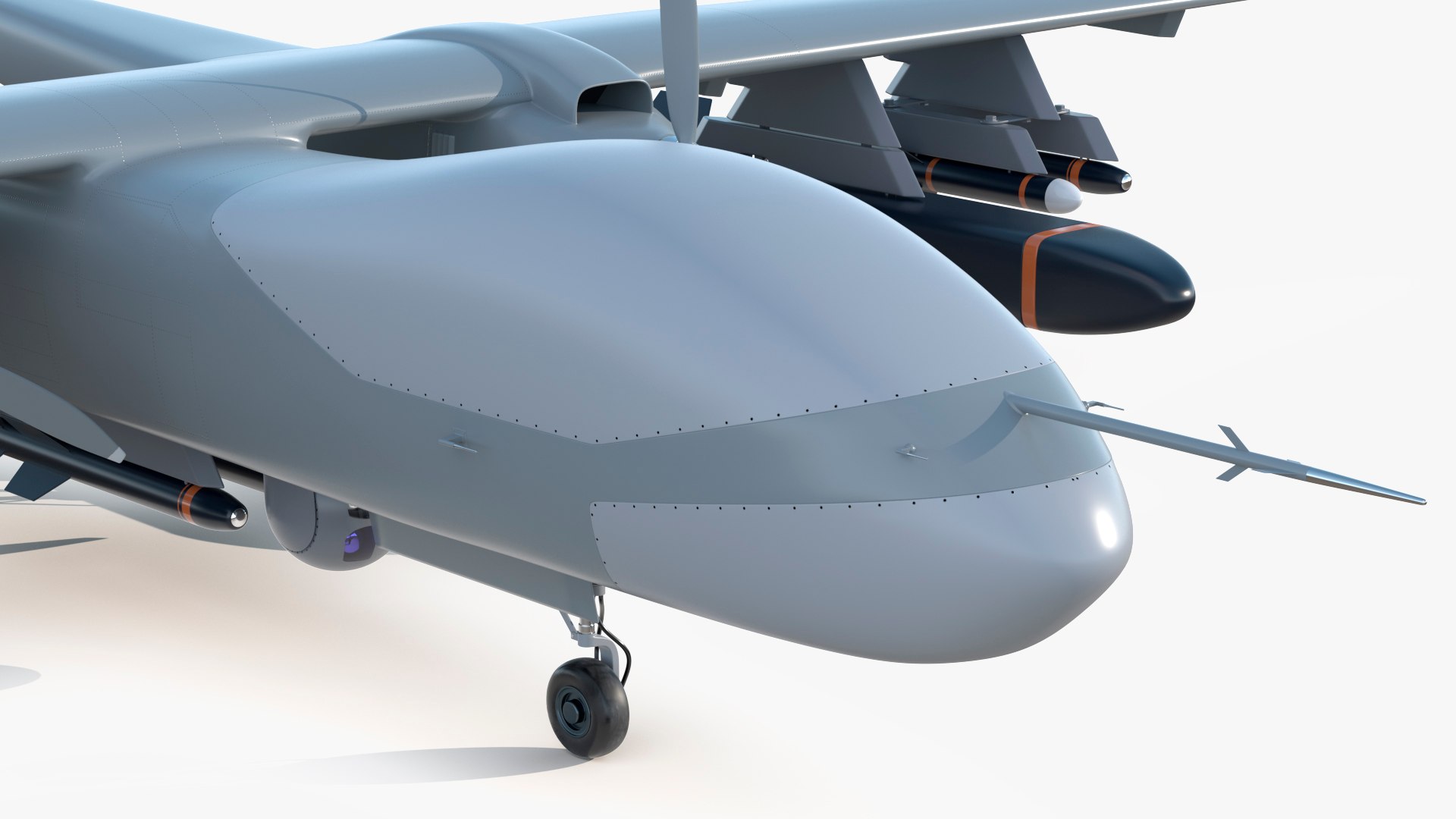 3D Twin-Boom Unmanned Combat Aerial Vehicle - TurboSquid 2055049