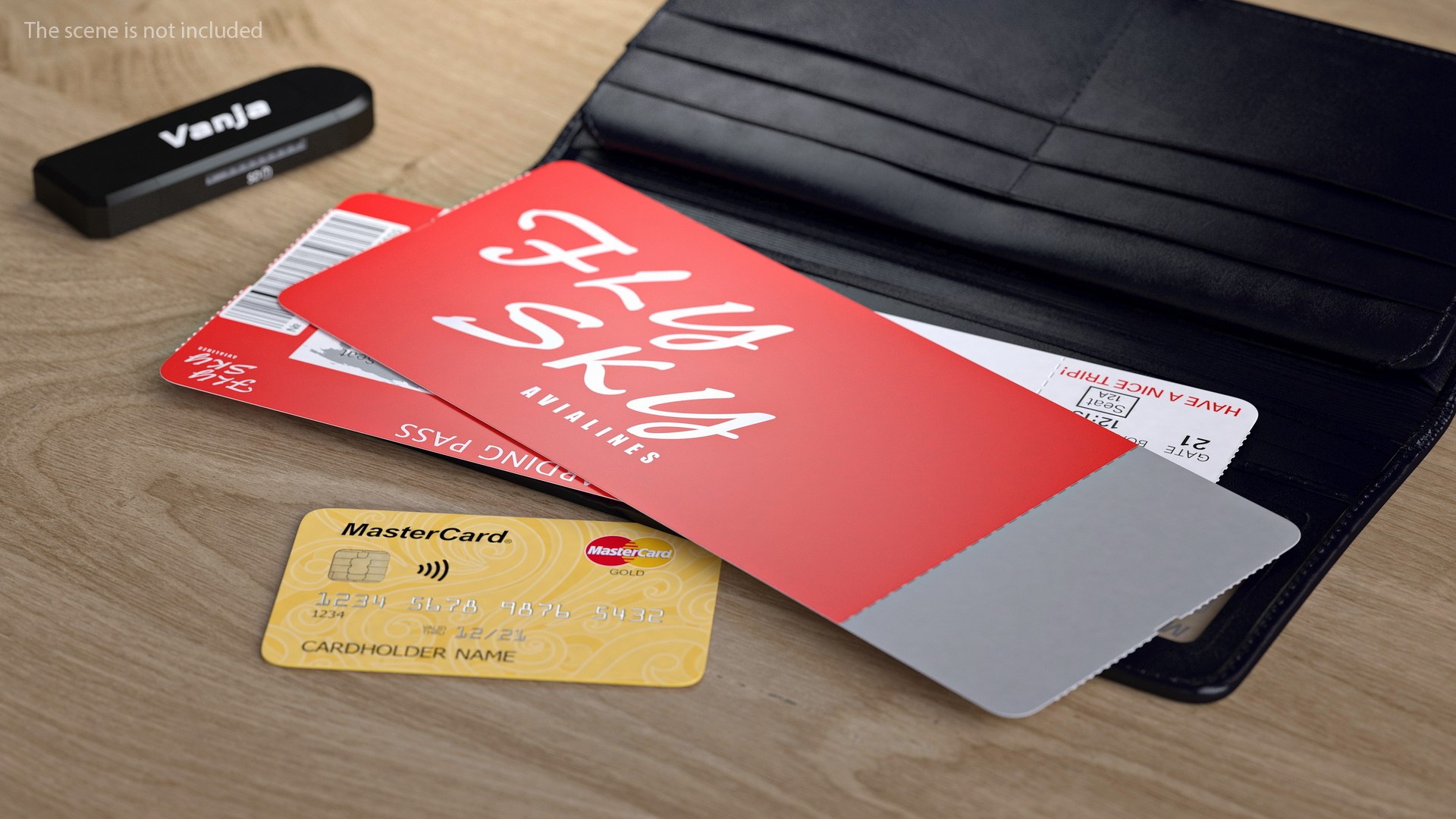 Red Boarding Pass 3D - TurboSquid 2112730