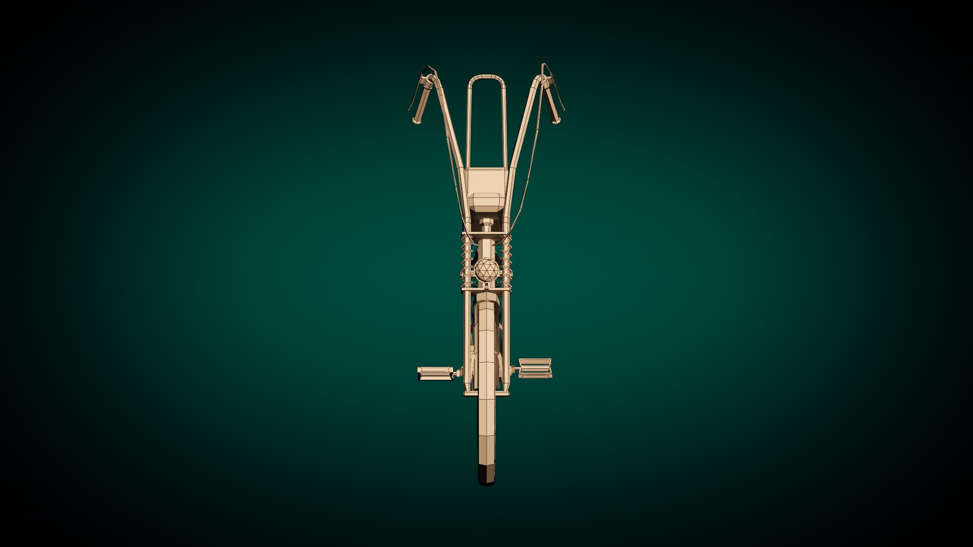 3D Chopper Bike - TurboSquid 1498288