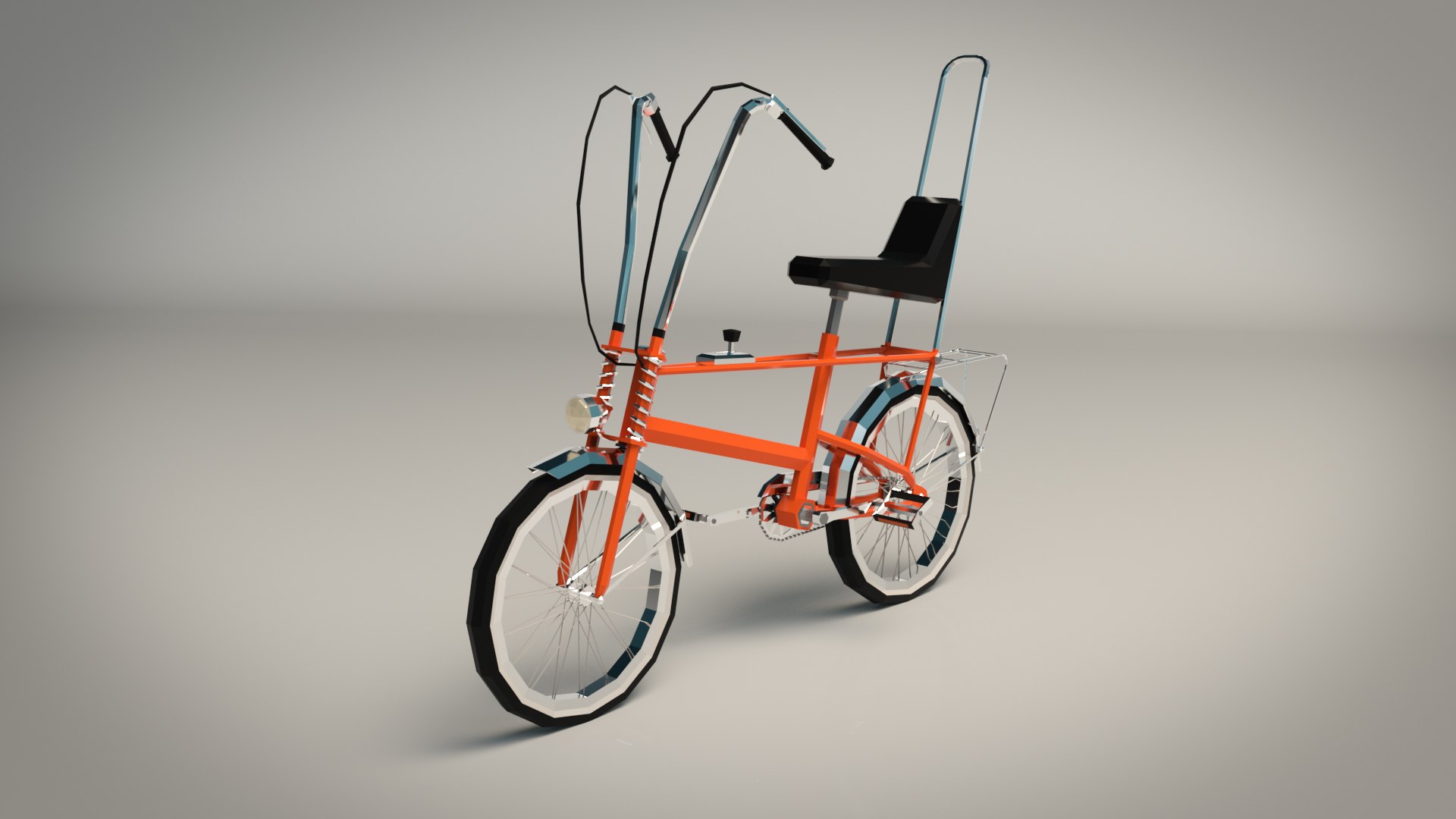 3D Chopper Bike - TurboSquid 1498288