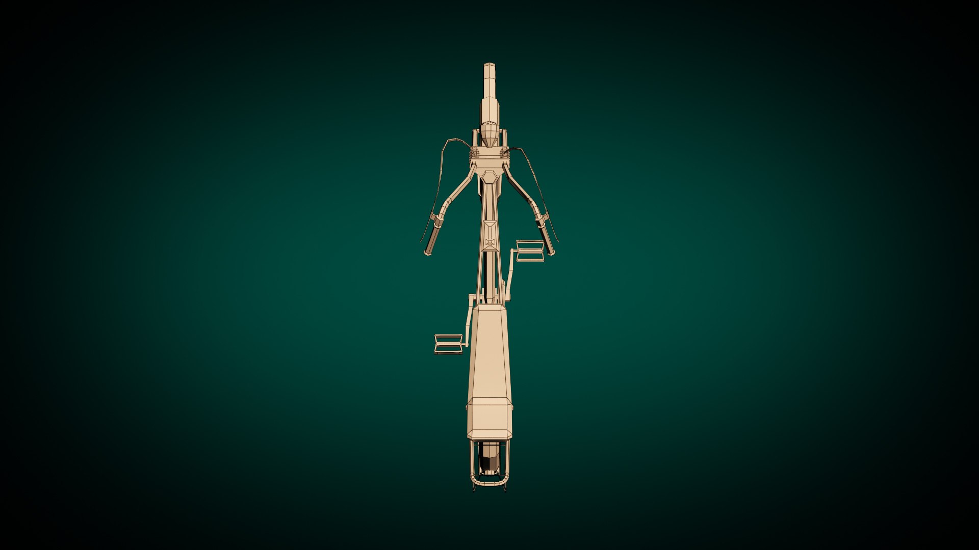 3D Chopper Bike - TurboSquid 1498288