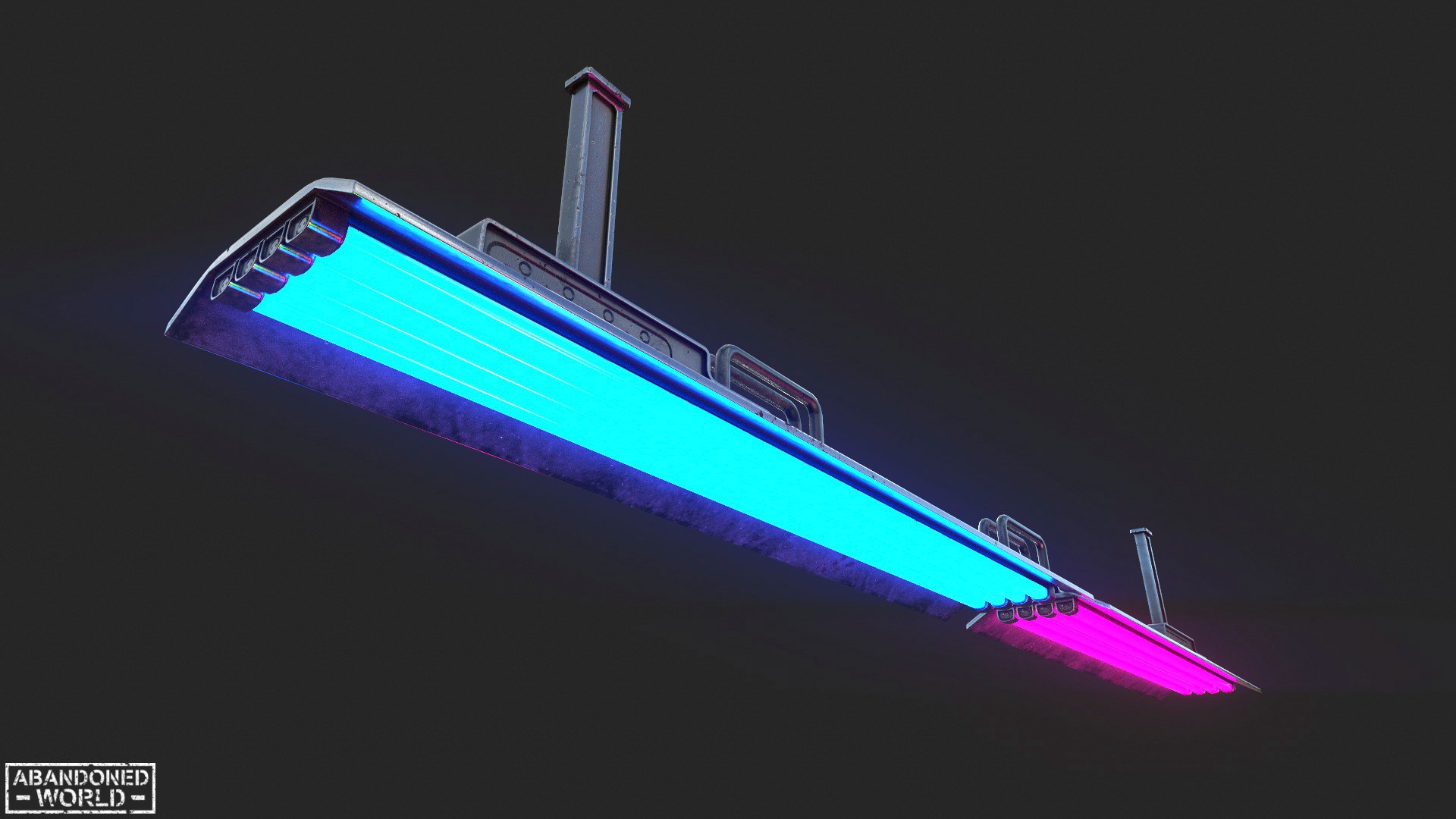 CyberPunk Neon Lamps Set Model - TurboSquid 1871647