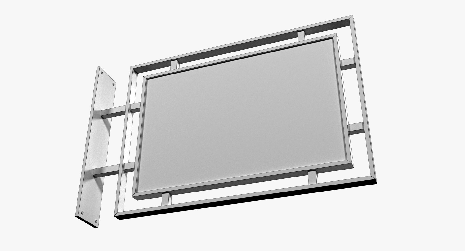 3D model storefront sign - TurboSquid 1323634