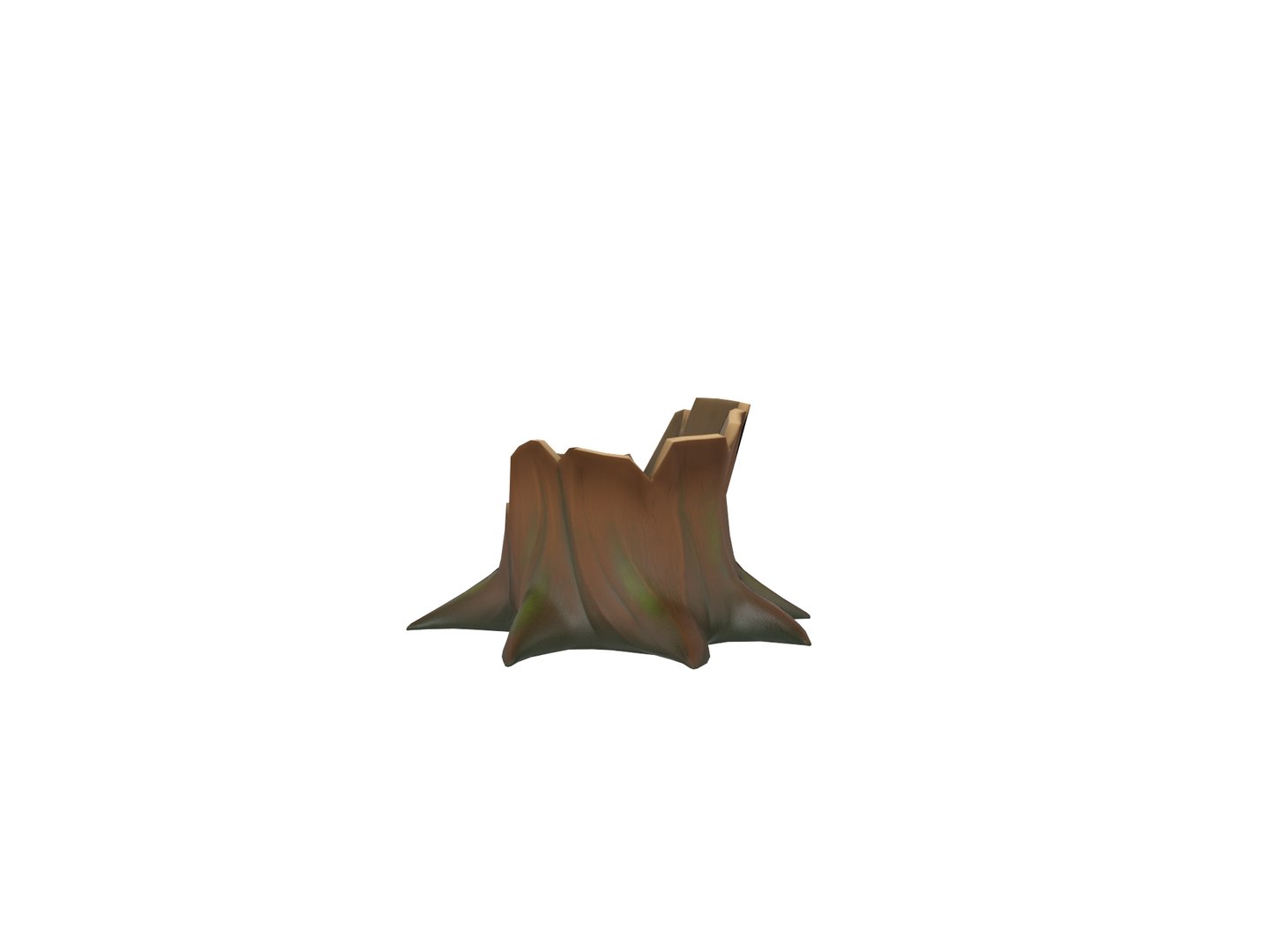 3D Low Poly Stump 002 Model - TurboSquid 1851042