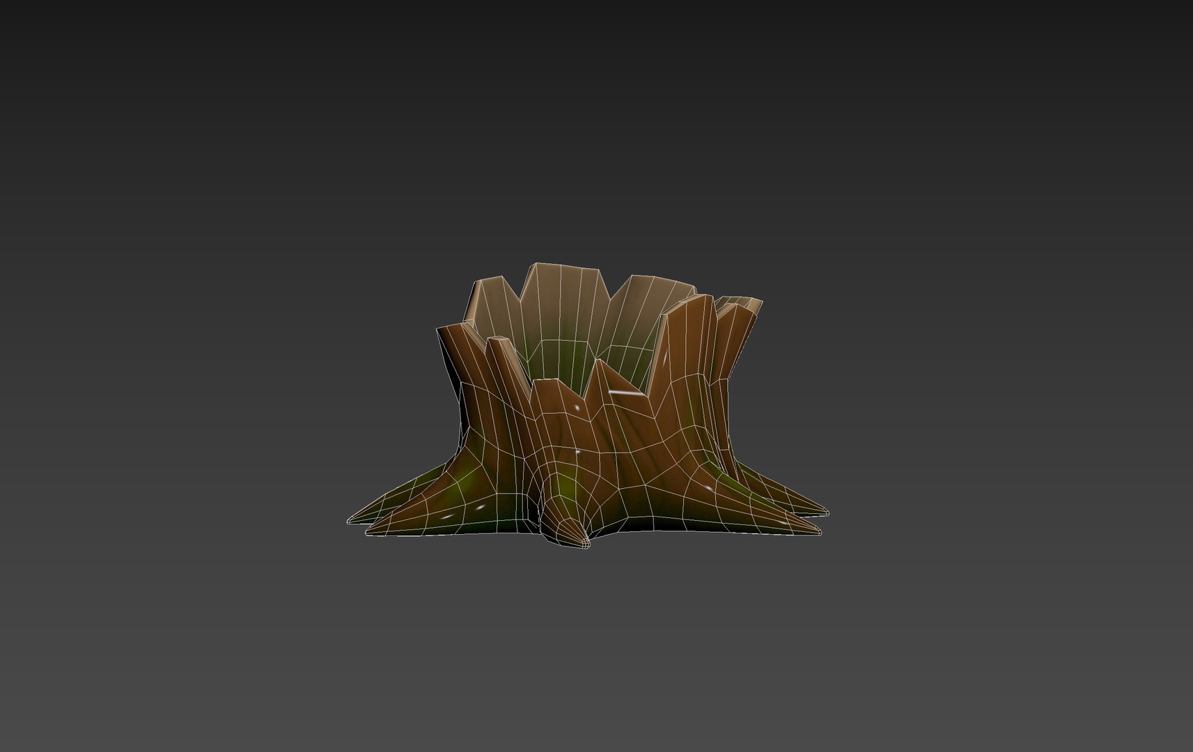 3D Low Poly Stump 002 Model - TurboSquid 1851042