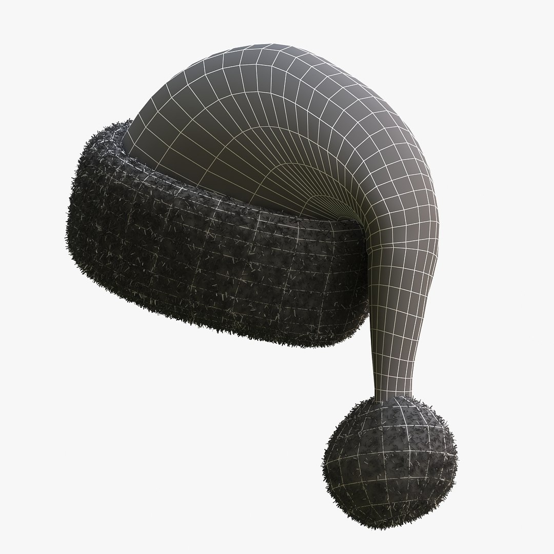 Santa Hat 3d Model