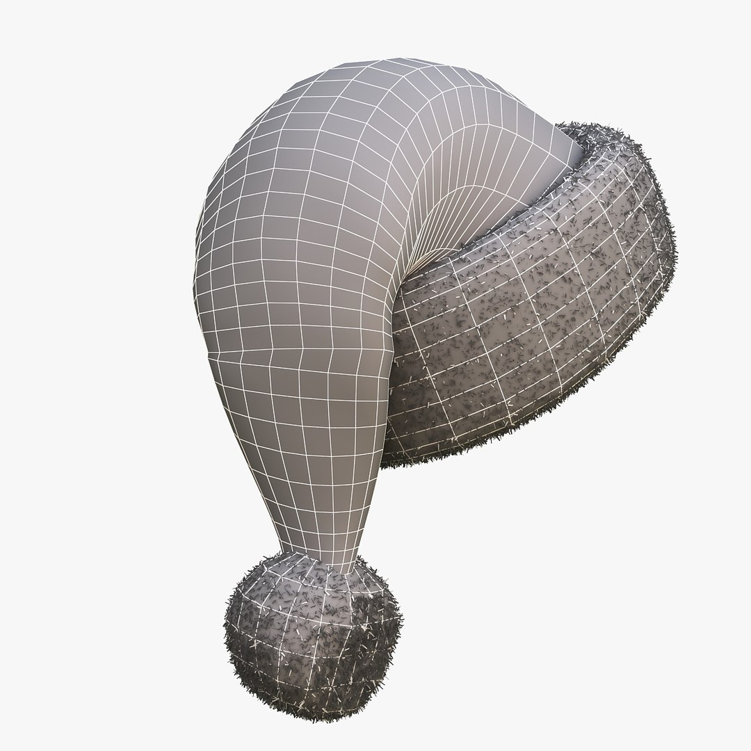 Santa Hat 3d Model