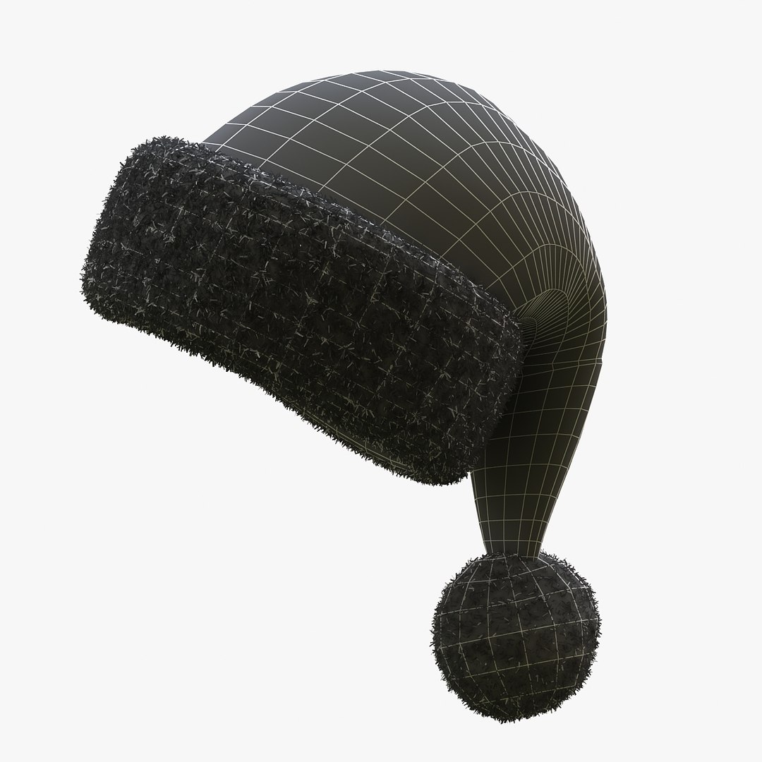 Santa Hat 3d Model