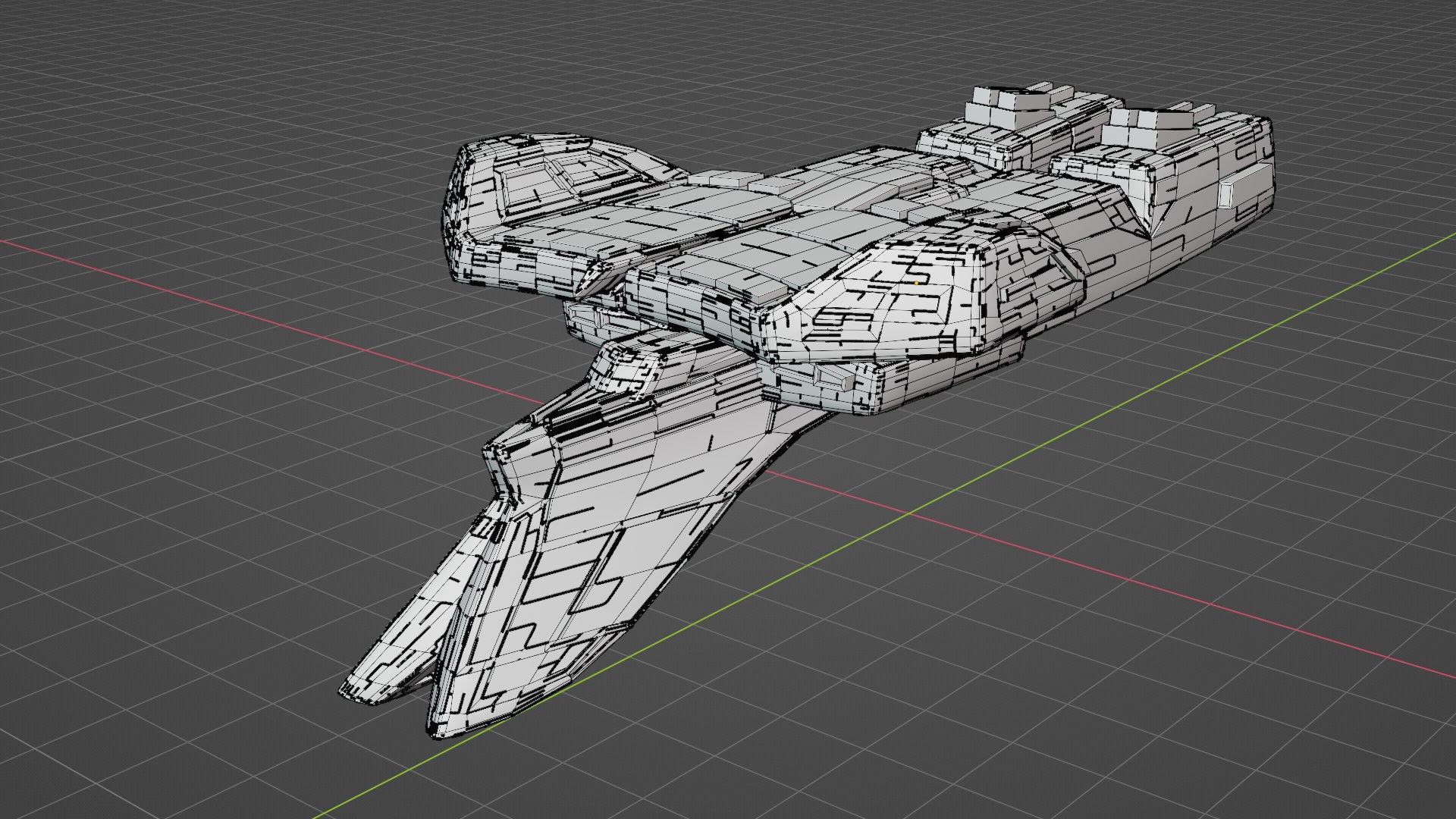 3D Model Futuristic Sci-Fi Spaceship 3 - TurboSquid 2192643