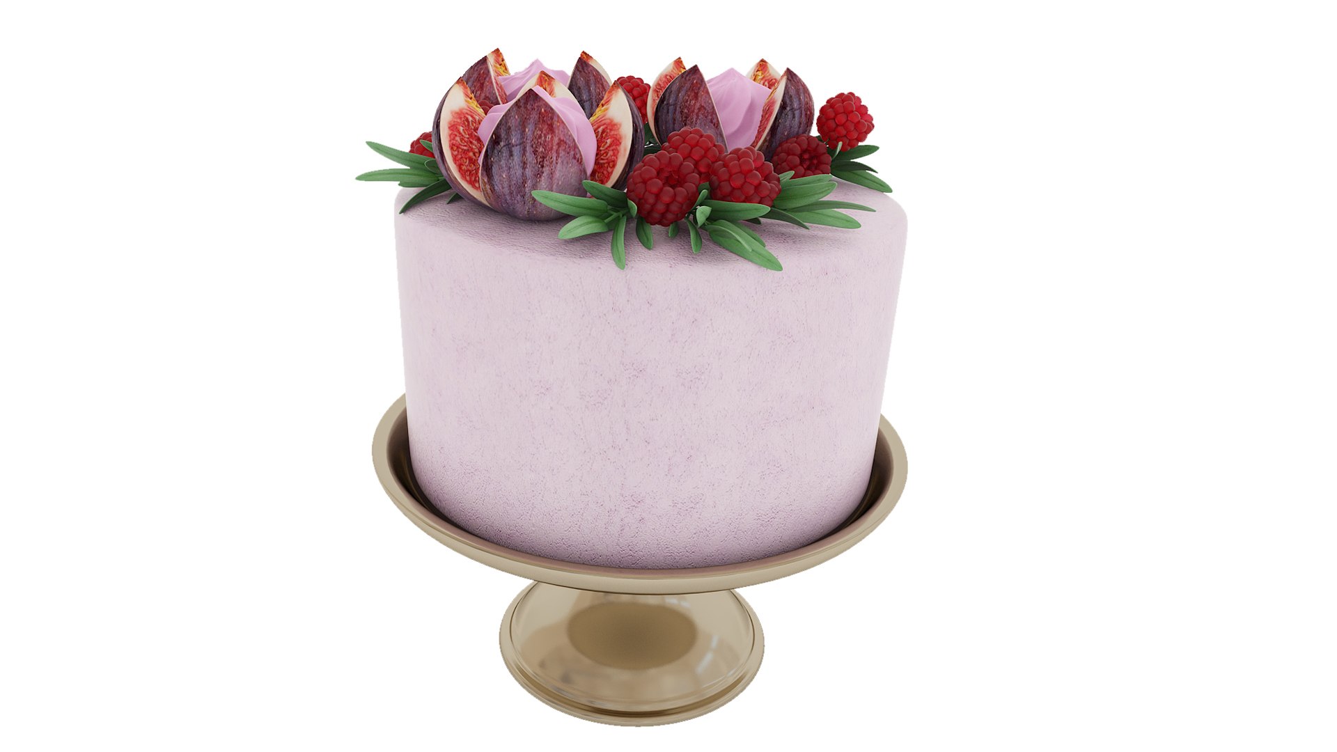 Fruit Berry Cake Collection 3 3D Model - TurboSquid 1911324
