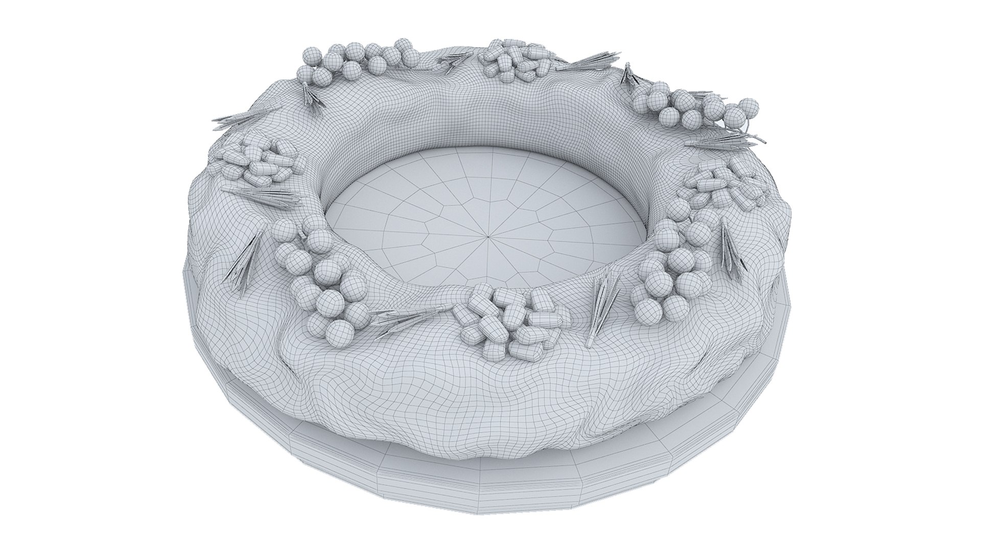 Fruit Berry Cake Collection 3 3D Model - TurboSquid 1911324