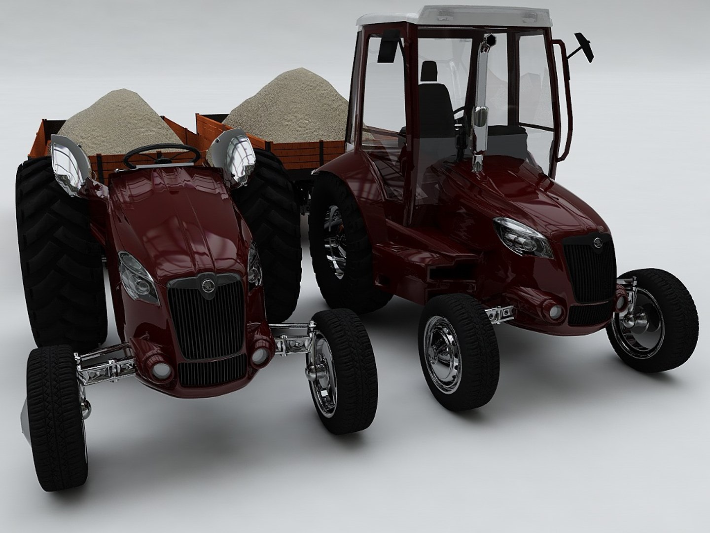 Skoda Tractors 3d 3ds