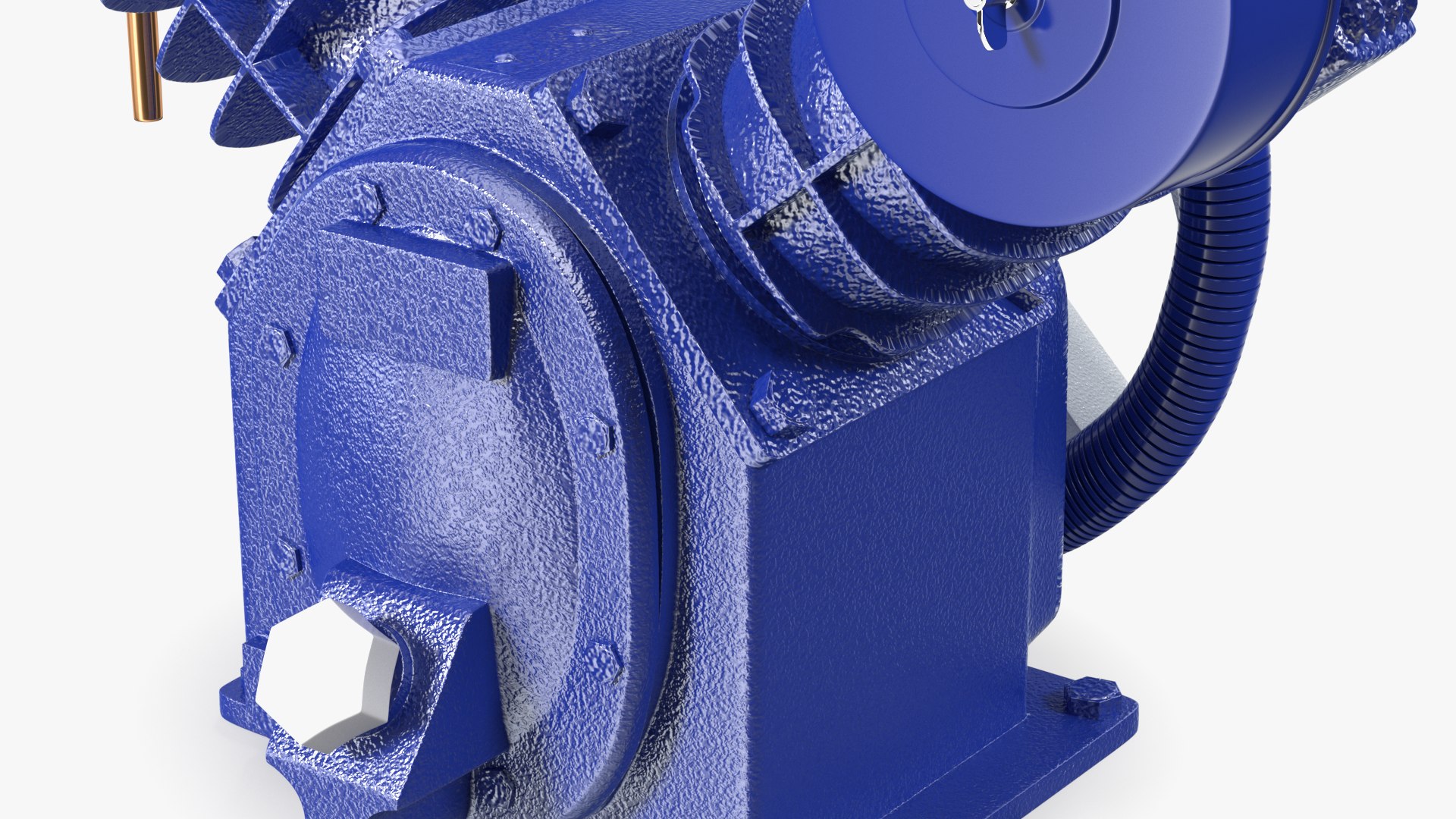 Cylinder Air Compressor Pump Blue Model - TurboSquid 2149012