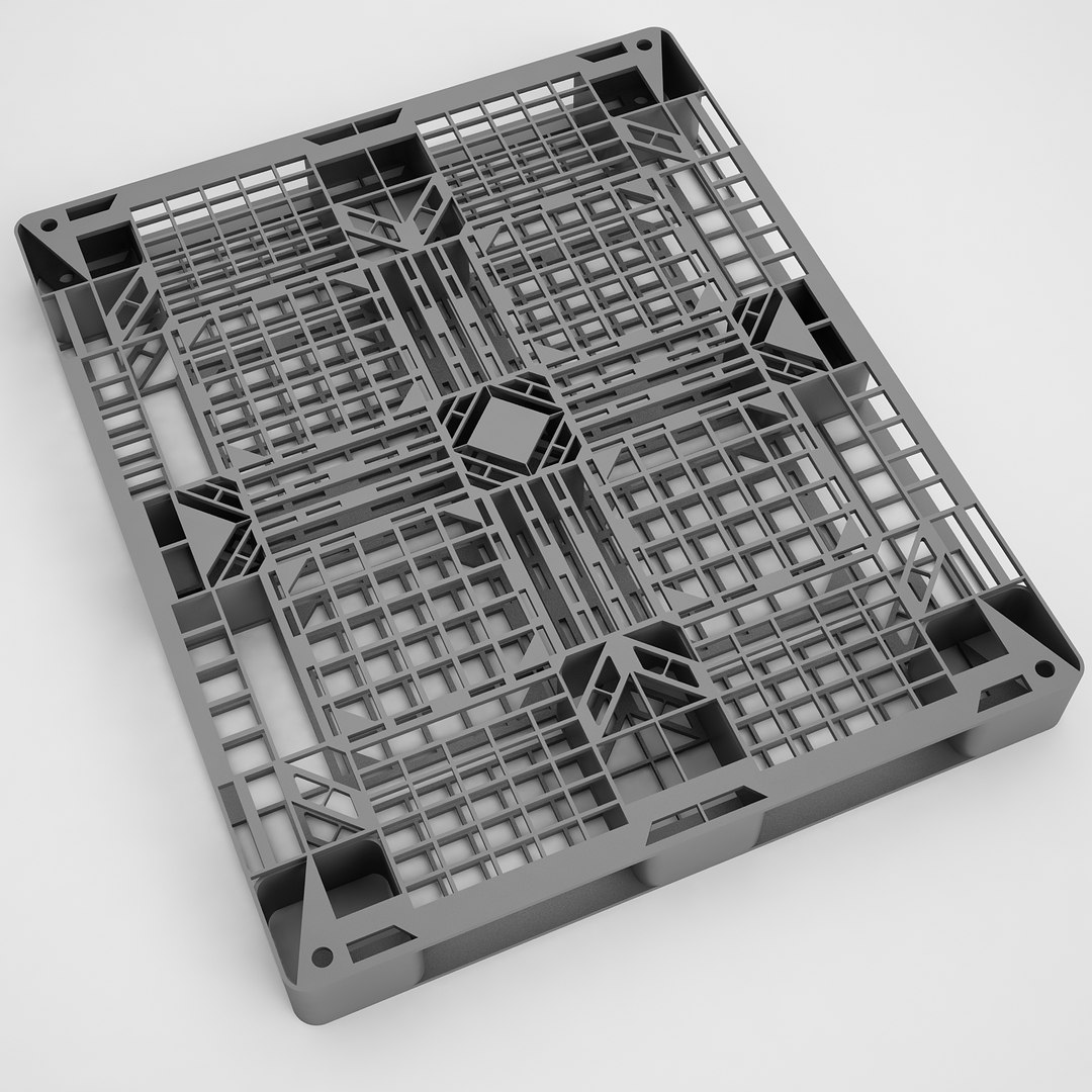 plastic pallet 3d model