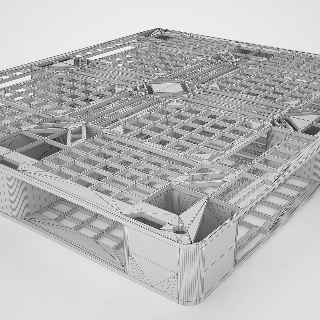 plastic pallet 3d model
