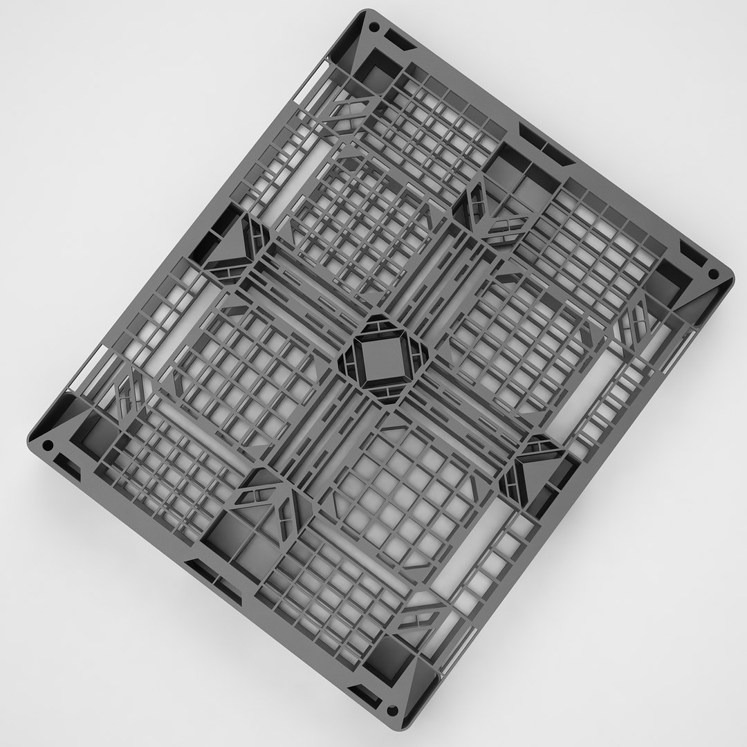 plastic pallet 3d model
