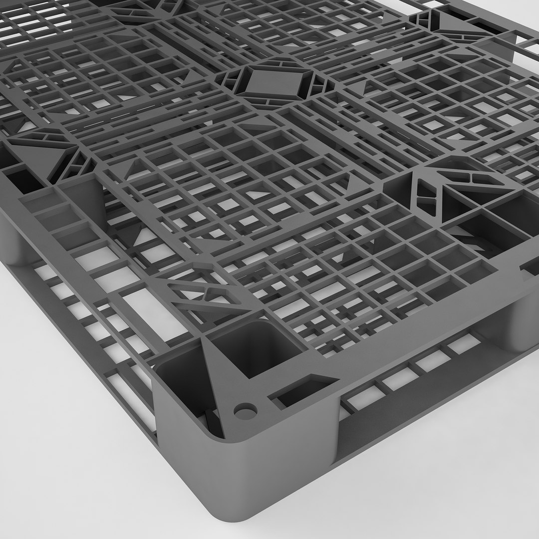 plastic pallet 3d model